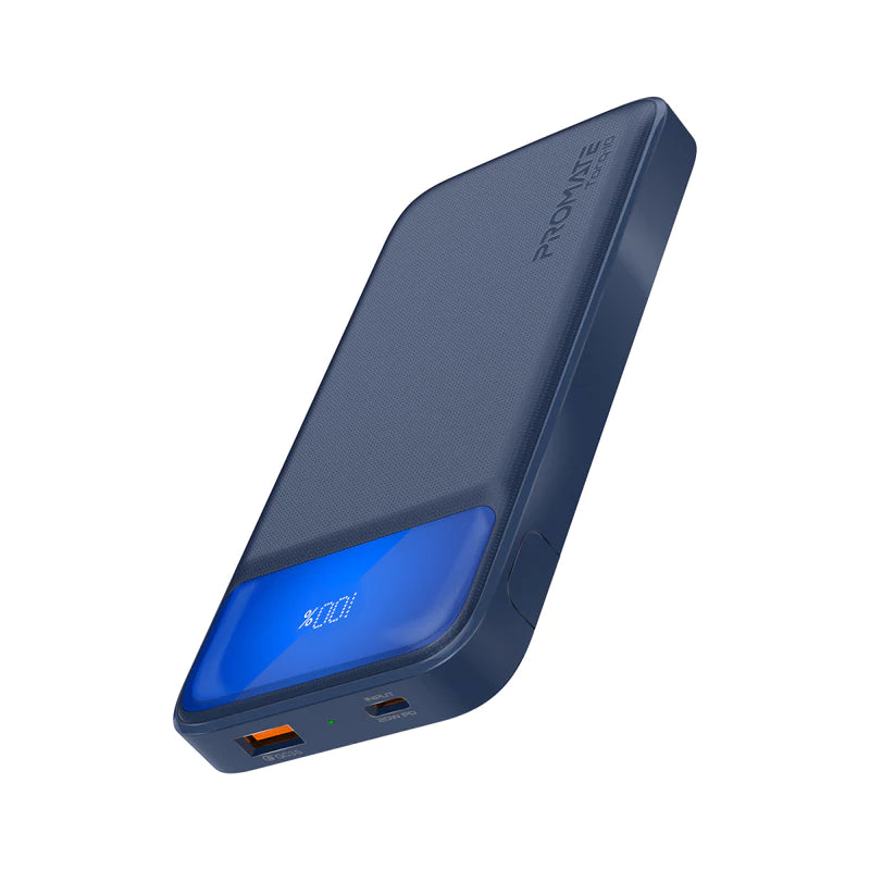 Promate 10000mAh Slim Power Bank (Navy)