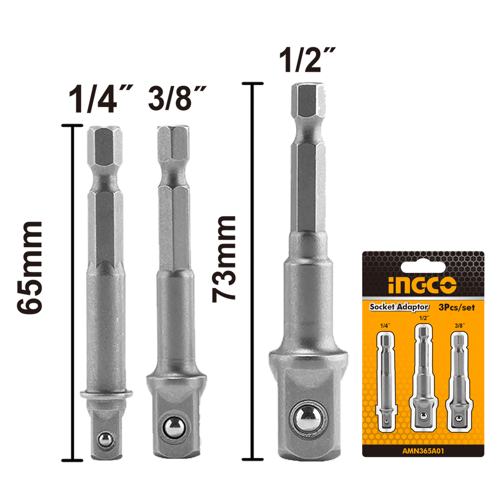 Ingco AMN365A01 Socket Adaptor Set | Digital Store | Nairobi, Kenya