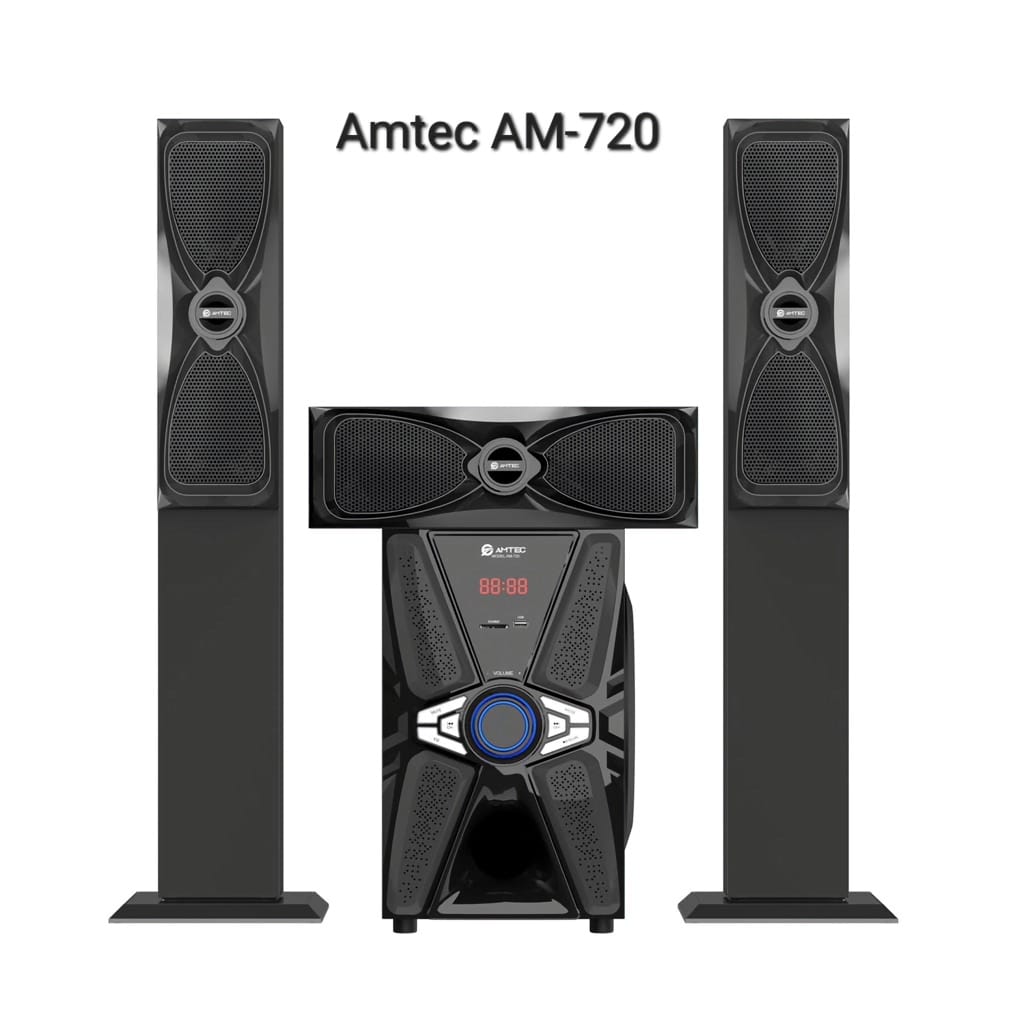 Amtec AM-720 3.1CH Bluetooth Tallboy Home Theater System | Digital ...