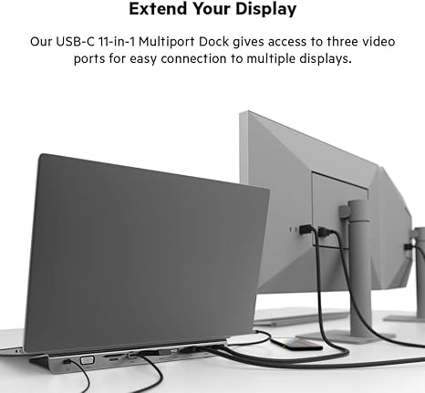 Belkin INC004btSGY USB-C Hub, 11-in-1 MultiPort Adapter Dock | Digital ...