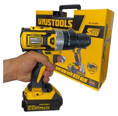 UYUSTOOLS CD-ITL202 13mm Brushless Impact Drill – Power Tool | Digital ...