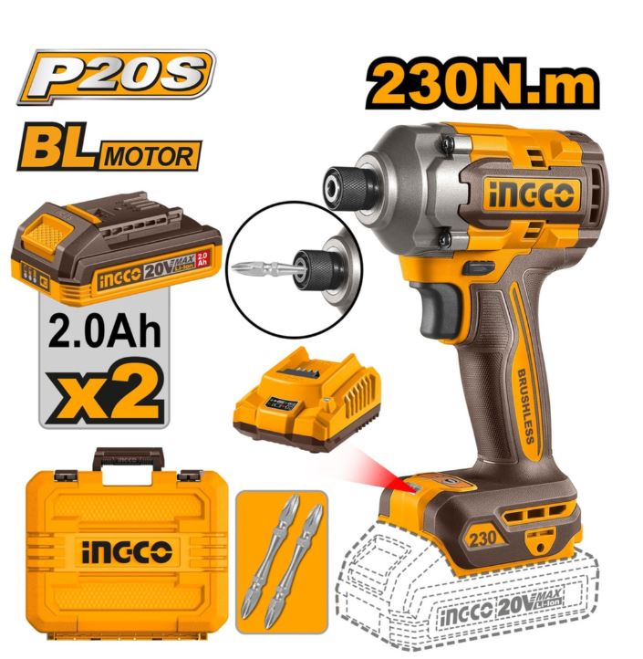 Ingco CIRLI2023 20V Cordless Impact Driver | Digital Store | Nairobi ...