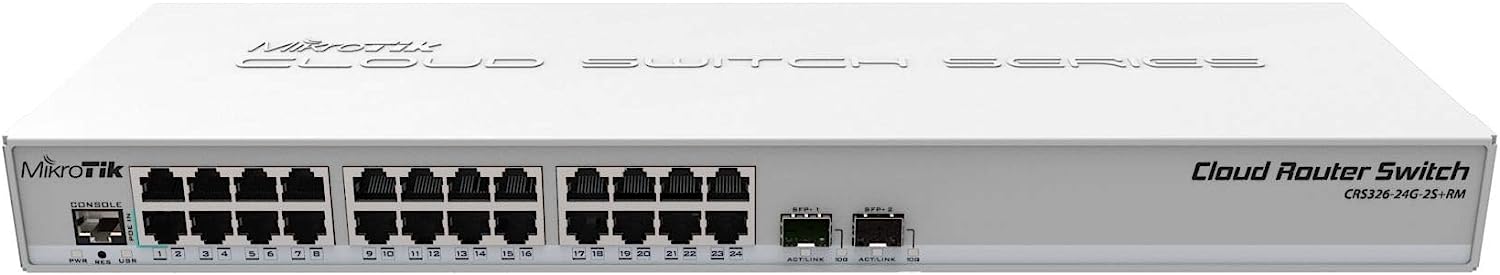 MikroTik CRS326-24G-2S+RM 24 Gigabit Port Switch | Digital Store ...