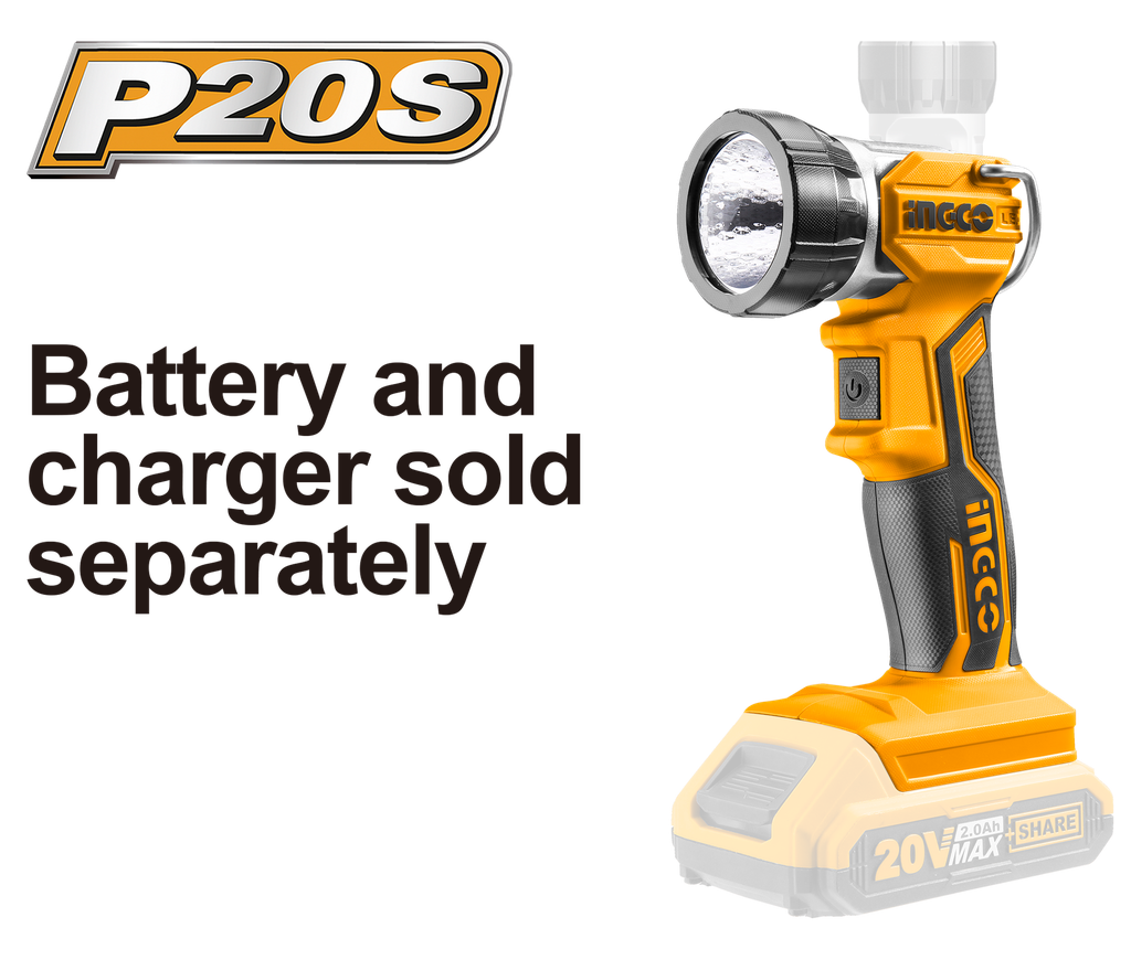 Ingco CWLI2001 Lithium-Ion Work Lamp | Digital Store | Nairobi, Kenya