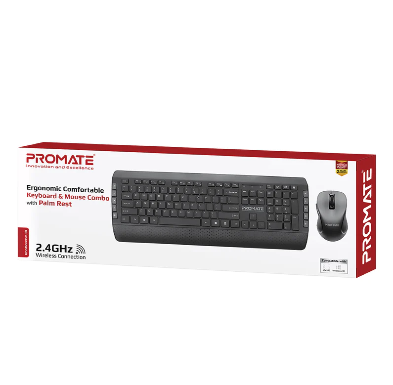 Promate Wireless Keyboard & Mouse Combo |Digital Store |Nairobi, Kenya