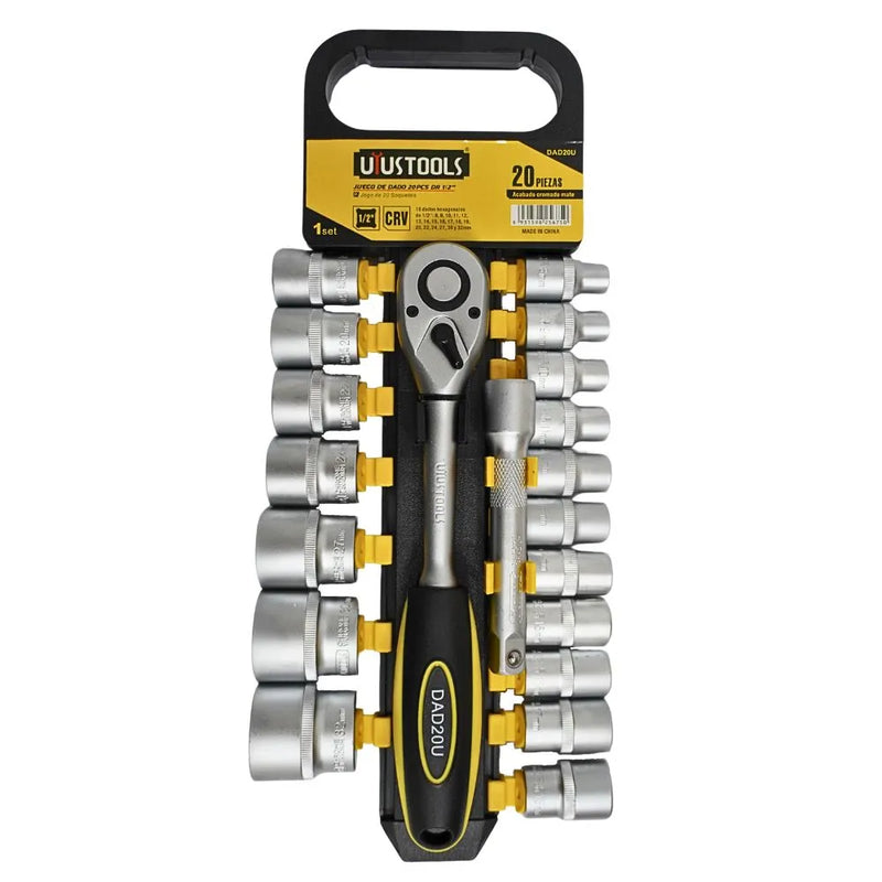Uyustools DAD20U 20-Piece 1/2'' Socket Set | Digital Store | Nairobi, Kenya