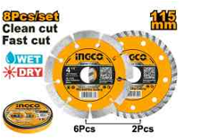 Ingco DMD301153 Diamond Discs Set (8 Pcs/Set) | Digital Store | Nairobi ...