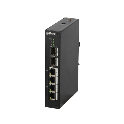 Dahua DH-PFS4206-4P-120 6-Port Managed Hardened Switch with 4-Port PoE ...
