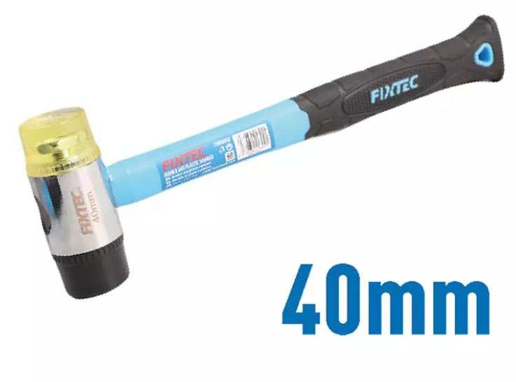 FIXTEC FHRUH40 Rubber & Plastic Hammer 40mm – Mallet | Digital Store ...