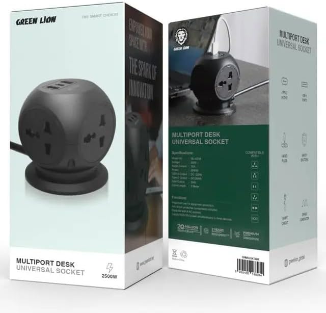 Green Lion MultiPort Desk Universal Socket | Digital Store | Nairobi, Kenya