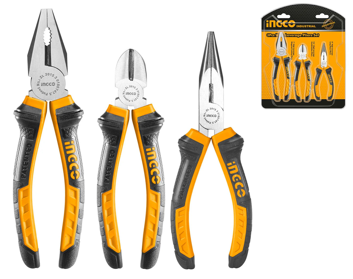 Ingco HKPS08318 3pcs Pliers Set | Digital Store | Nairobi, Kenya