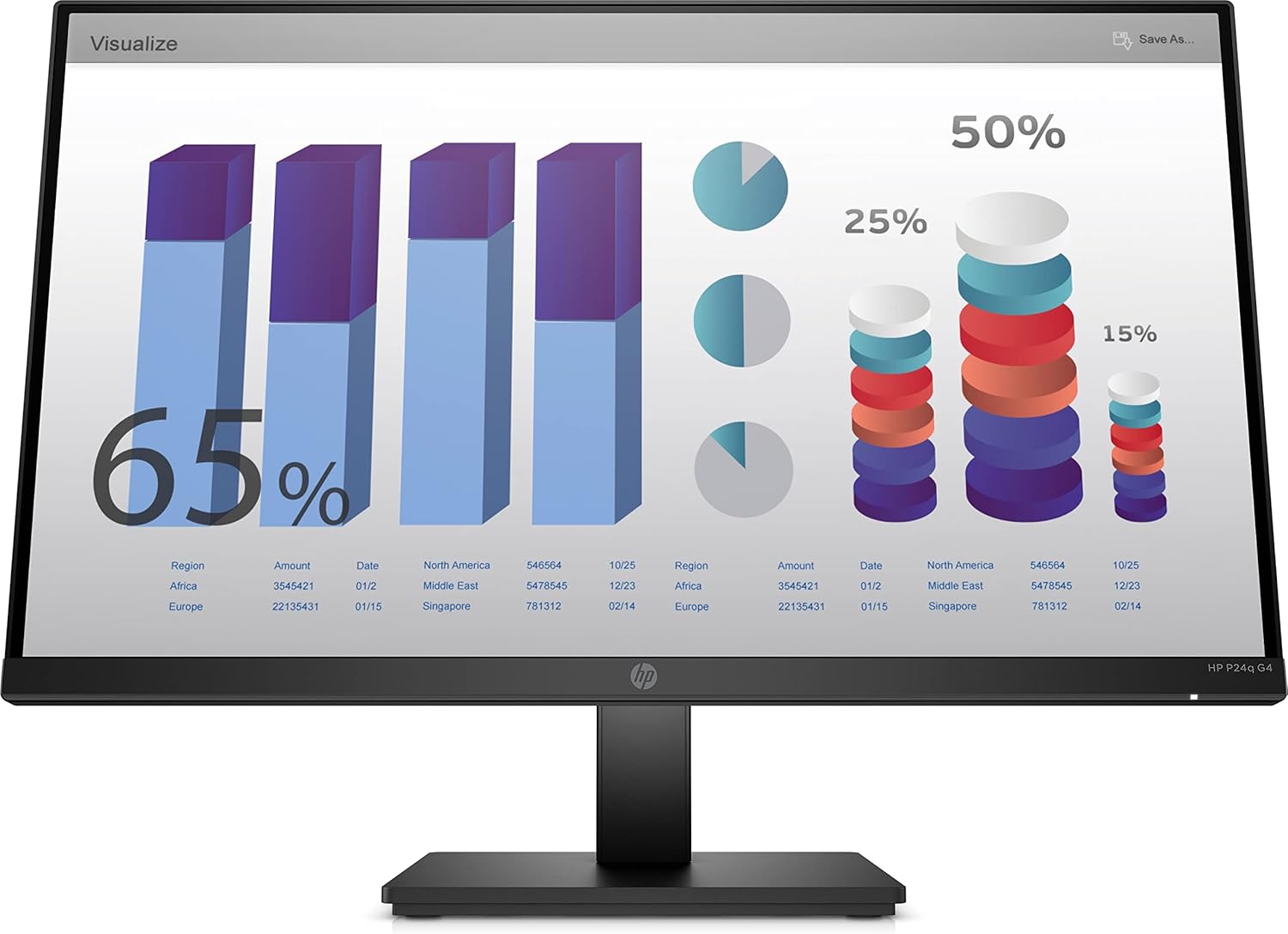 HP P24q G4 23.8” QHD Adjustable Business Monitor | Digital Store ...