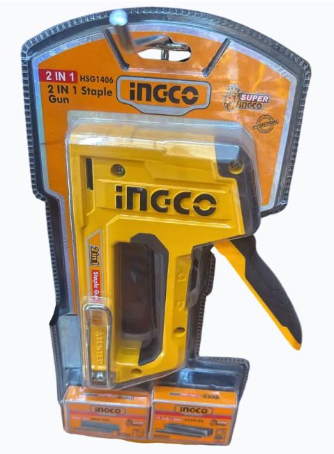 Ingco HSG1406 2-In-1 Staple Gun 6–14mm – Heavy-Duty | Digital Store ...