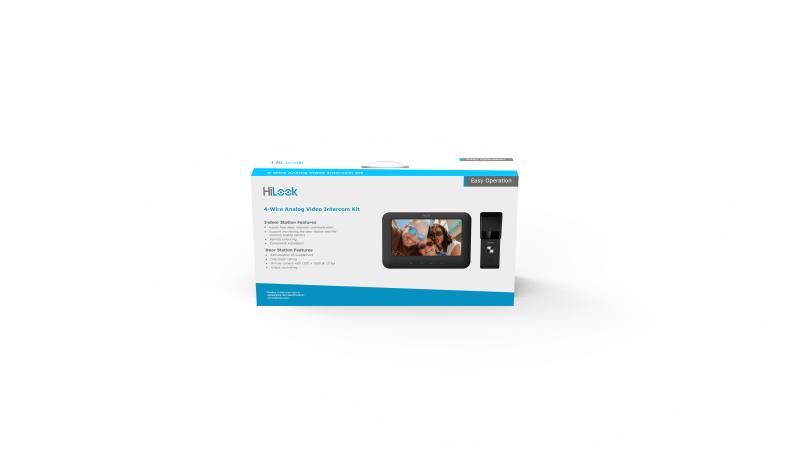 Hikvision VI-K13P(O-STD) 4-Wire Analog Video Intercom Kit | Digital ...
