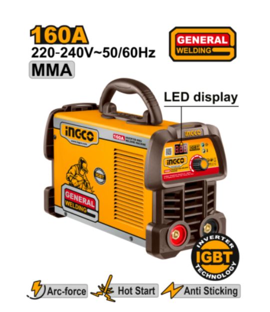 Ingco ING-MMA16059 160A Inverter MMA Welding Machine | Digital Store ...