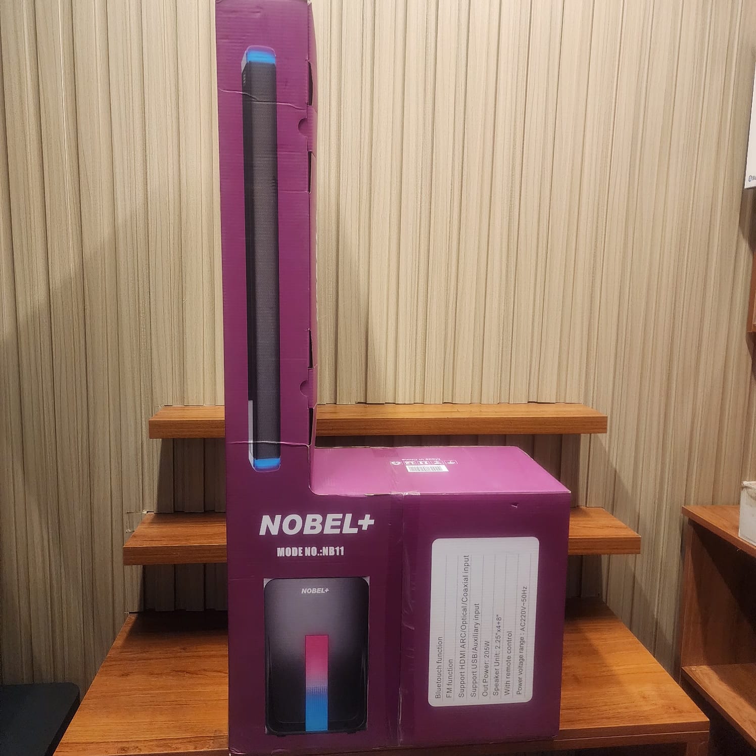 Nobel+ NB11 Soundbar System Bluetooth with Remote Function | Digital ...