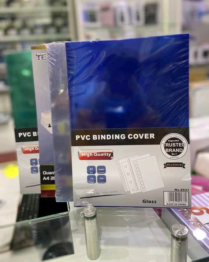 PVC Binding Cover A4|Digital Store|Nairobi, Kenya