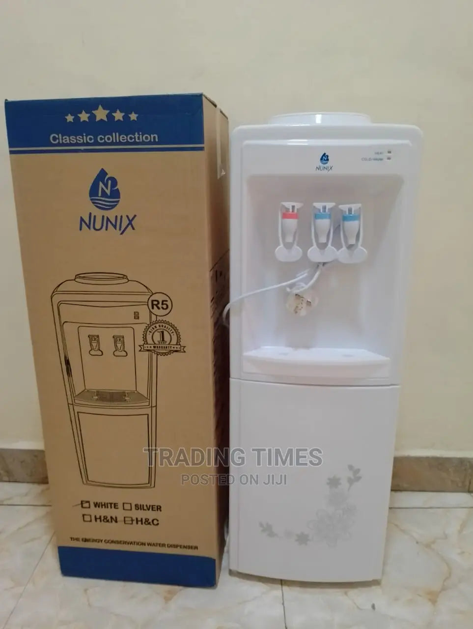Nunix R5C Hot and Cold Water Dispenser with 3 Taps | Digital Store ...