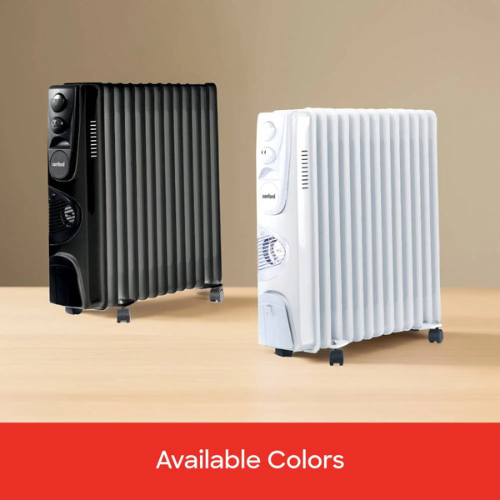 Sanford SF1212OH 2900W 13-Fin Oil Filled Radiator Heater with Turbo Fan ...