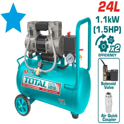 Total TCS1110242 1100W 24L ( 1.5HP ) Air Compressor | Digital Store ...