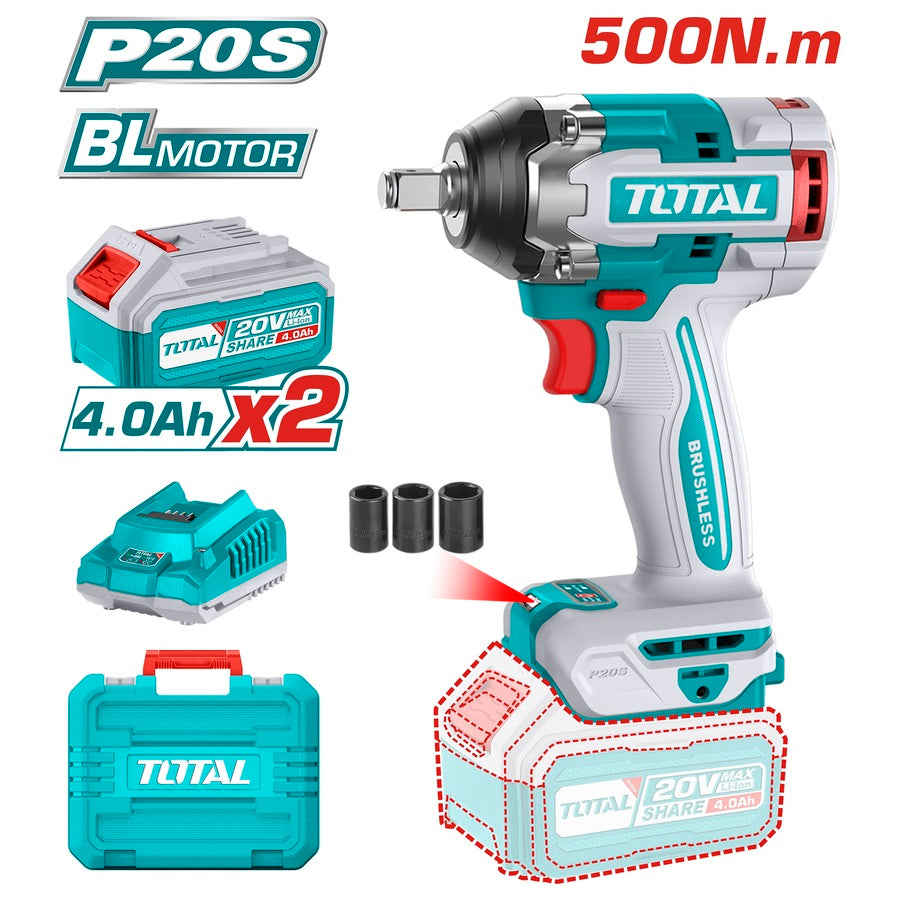 Total TIWLI2050 Li-Ion Cordless Impact Wrench | Digital Store | Nairobi ...