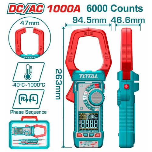 Total TMT7610002 1000A DC/AC Clamp Meter | Digital Store | Nairobi, Kenya