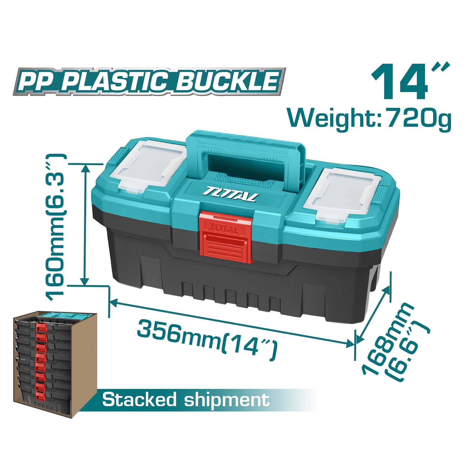 Total TPBX0141 14'' Empty Plastic Tool Box | Digital Store | Nairobi, Kenya