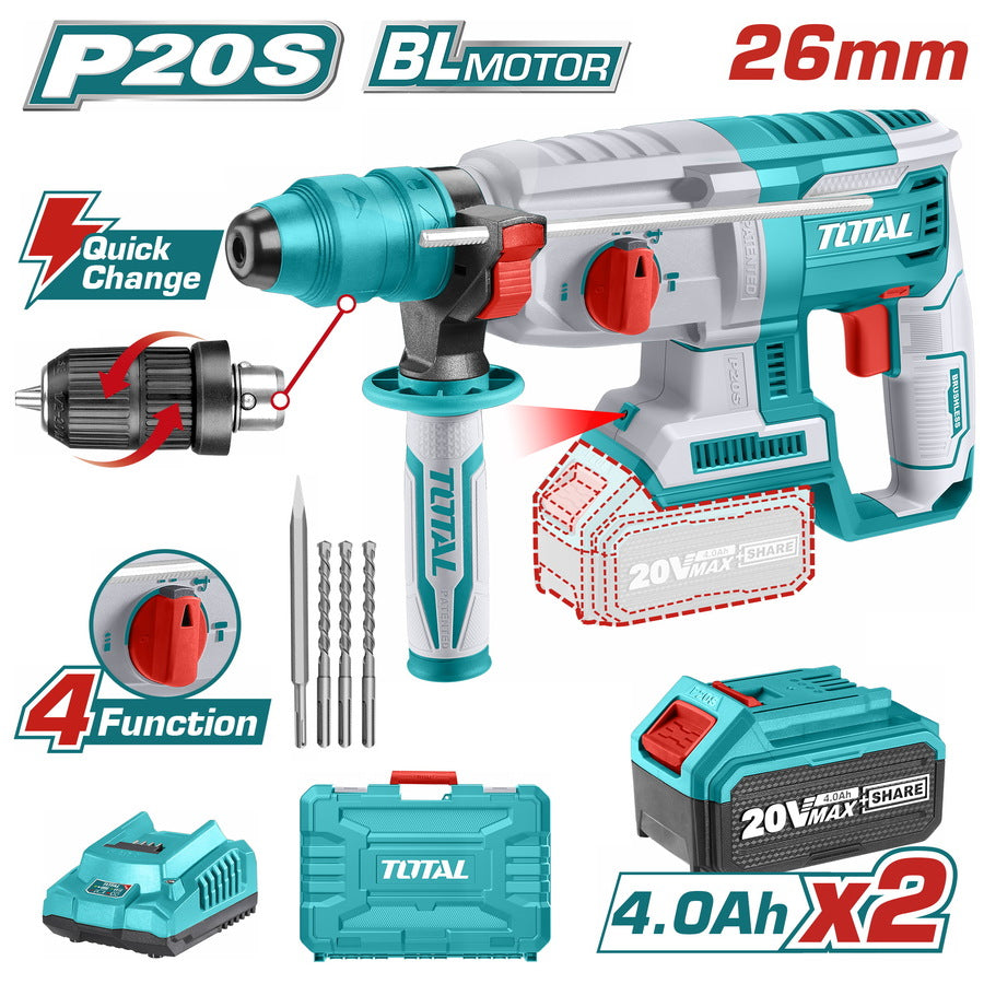 Total TRHLI202289 Lithium-Ion Rotary Hammer | Digital Store | Nairobi ...