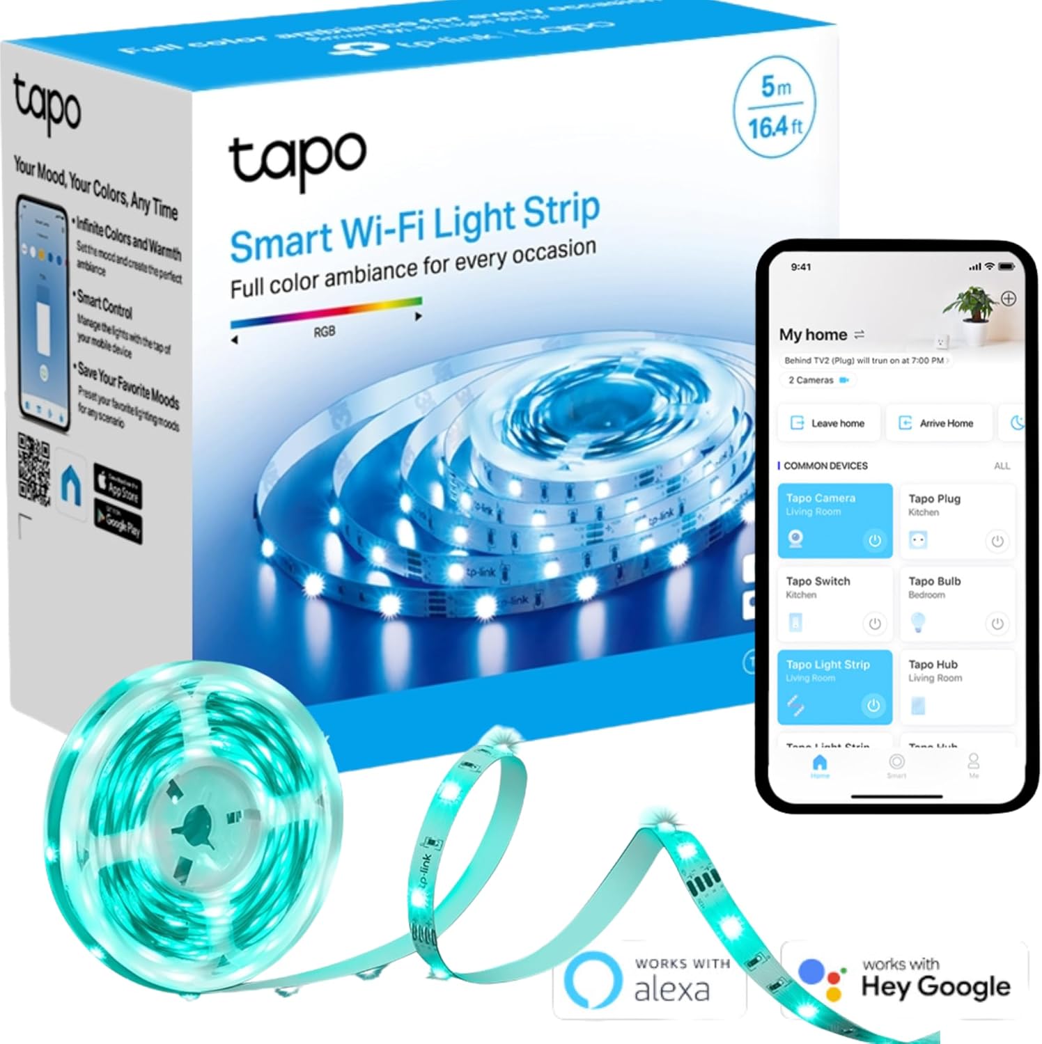 TP-Link Tapo L900-5 Smart Wi-Fi LED Light Strips 5M | Digital Store ...