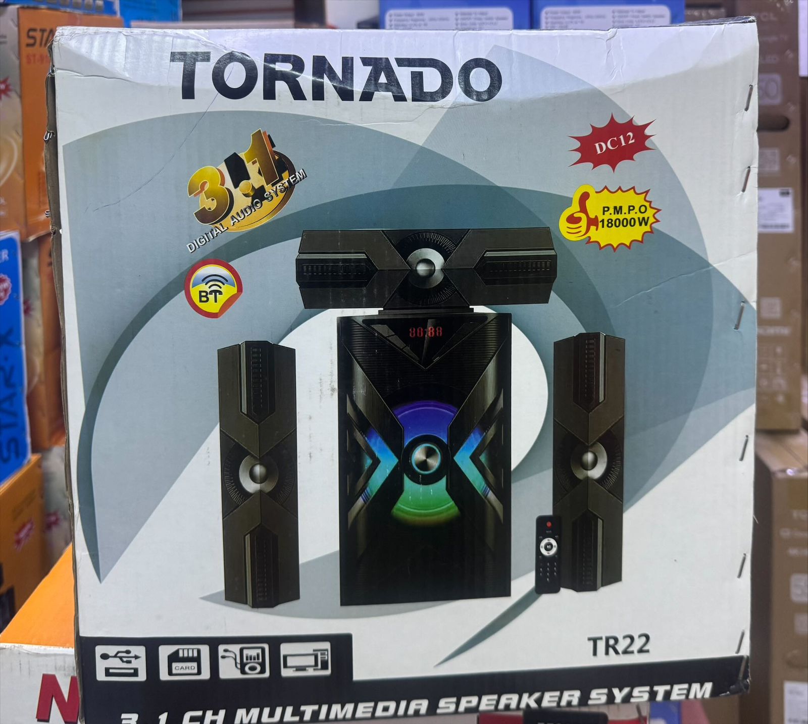 Tornado TR22 3.1CH Bluetooth Home Theatre Speaker | Digital Store ...