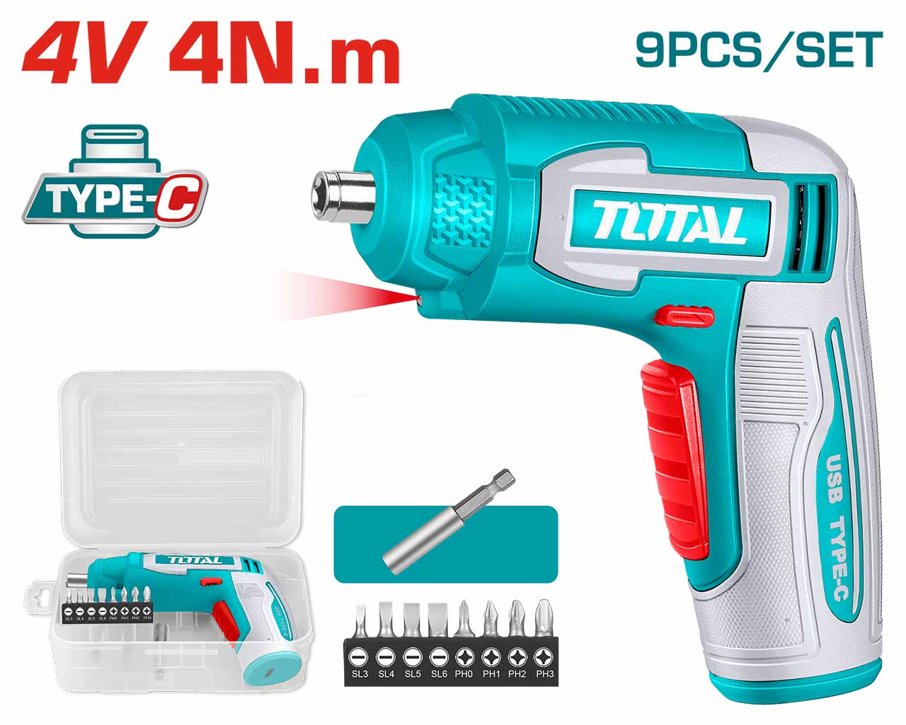 Total TSDLI0458 Cordless Electric screwdriver | Digital Store | Nairobi ...