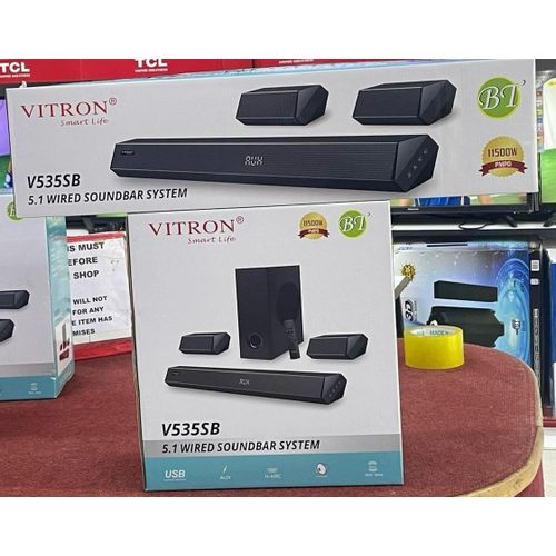 Vitron V535SB 5.1Ch Bluetooth Soundbar with Subwoofer|Digital Store ...