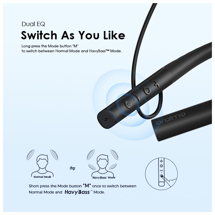 Buy Oraimo Necklace Pro - Zero Noise, Pure Sound Neckband from Digital ...
