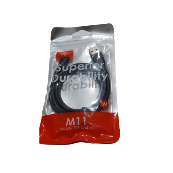 Itel 1M BlackRound Micro USB Cable