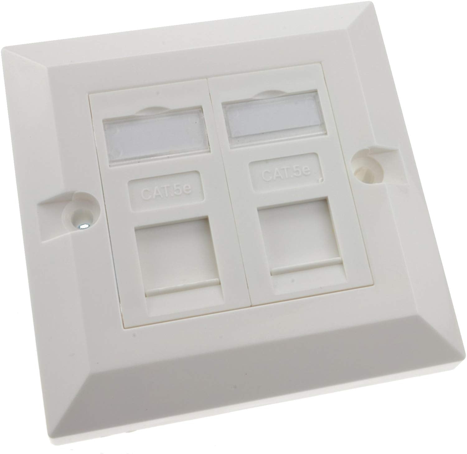 RJ45 Face Plate Wall Socket Double Port |DIGITAL STORE |Nairobi, Kenya