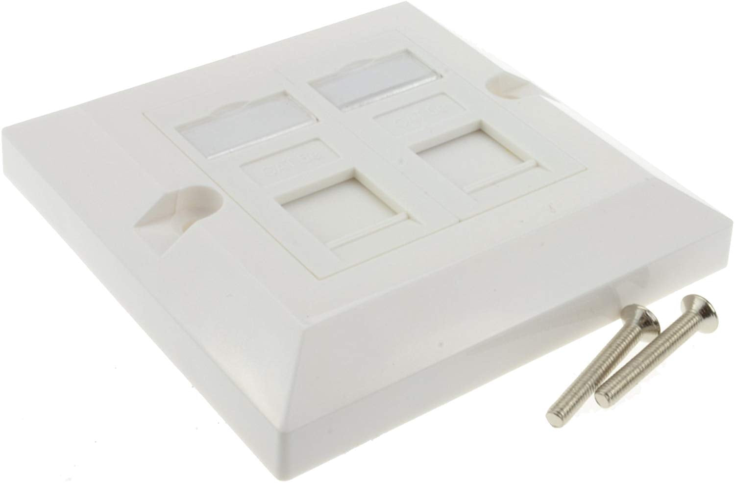 RJ45 Face Plate Wall Socket Double Port |DIGITAL STORE |Nairobi, Kenya