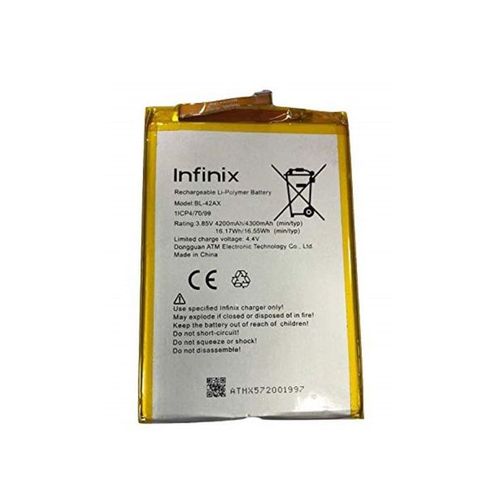 Infinix Note 4 Smartphone Replacement Battery (BL-42AX) | Digital Store ...