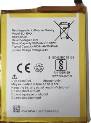 Infinix S4, Hot 7 Pro Smartphone Replacement Battery (BL-39KX ...