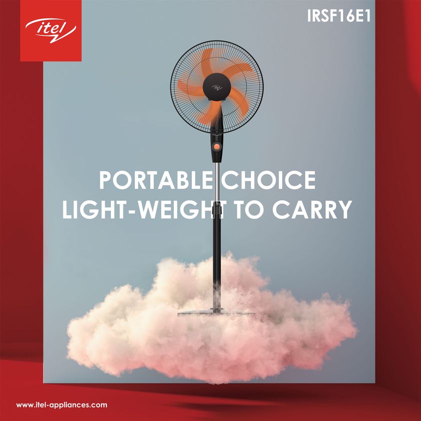 Itel 16 Inch 45W Standing Fan - IRSF16E1 | Digital Store | Nairobi, Kenya