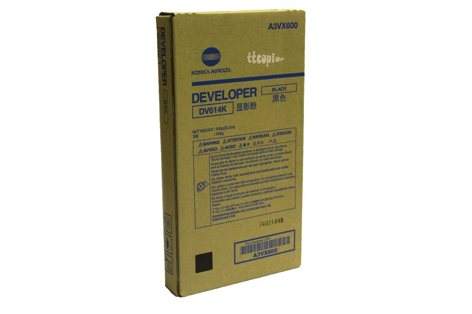 Konica Minolta developer black (A3VX600, DV614K) | Digital Store ...