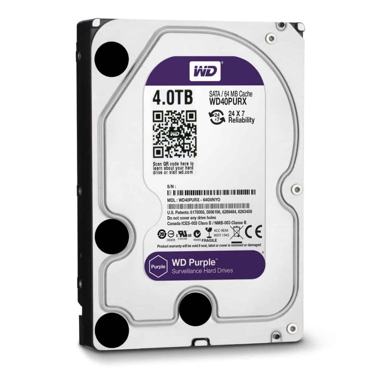 Western Digital 4TB SATA Hard Drive (WD40PURZ) | Buy | Digital Store ...