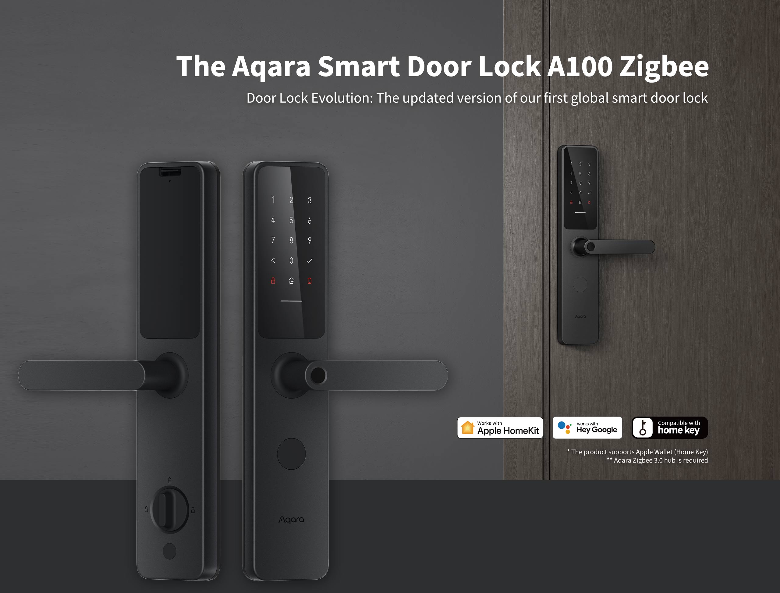 Zigbee Smart Door Lock - Smart Unlock, Temporary Unlock, Voice Control ...
