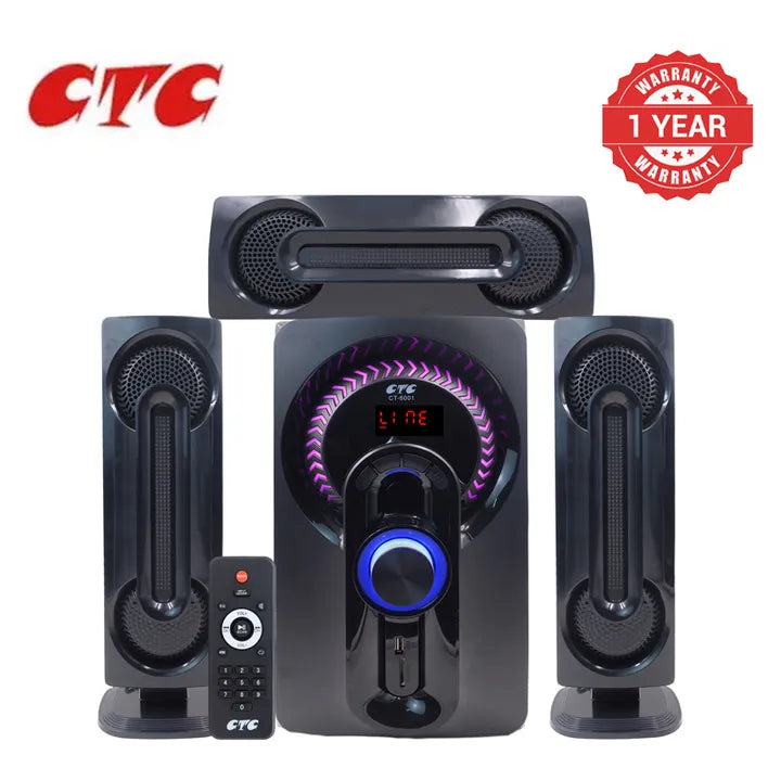CTC CT-6001 3.1 Channel Multimedia Speaker System | Digital Store ...