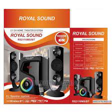 Royal Sound 401 2 in 1 Sub Woofer – Sound System (RS401BT)|Digital ...