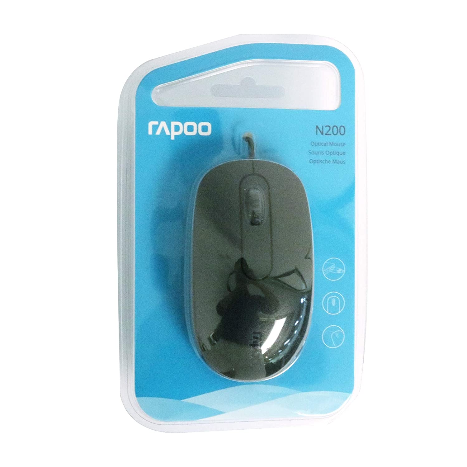 Rapoo N200 Wired Optical Mouse | Digital Store | Nairobi, Kenya